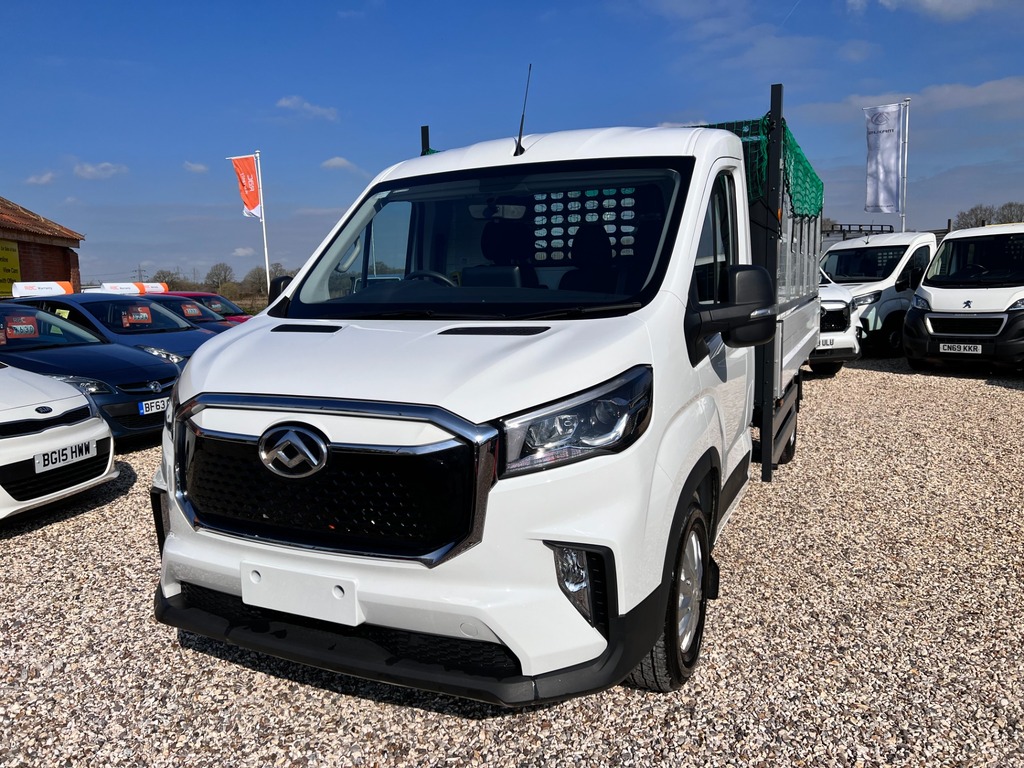 New MAXUS EDELIVER9 65kWh ev L3 2dr Cage Tipper, WHITE, 0.0, Tipper ...